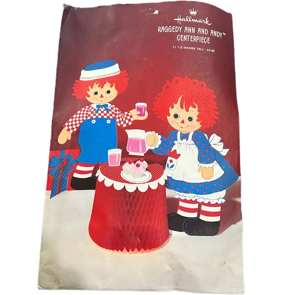 Hallmark | Party Supplies | 974 Vintage Hallmark Raggedy Ann And Andy ...